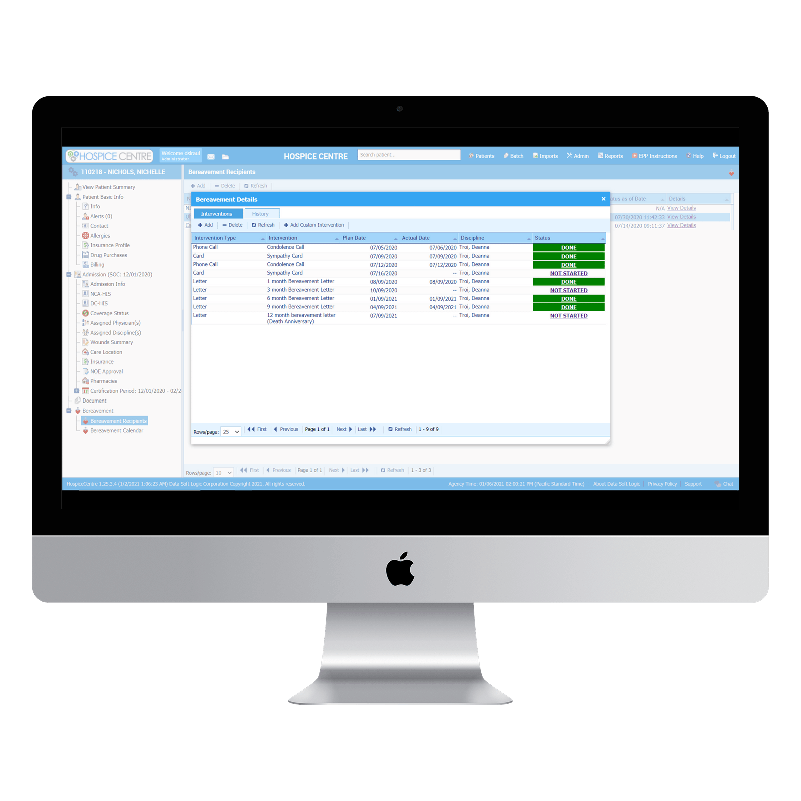 Data Soft Logic - Hospice Centre